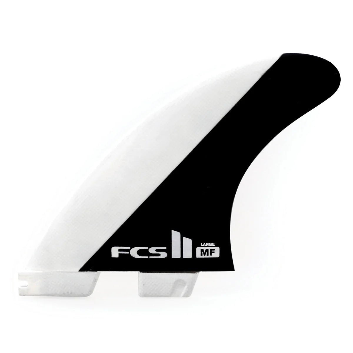 FCS II MF PC Tri Retail Fins Black/White FCS | HawaiiSurf