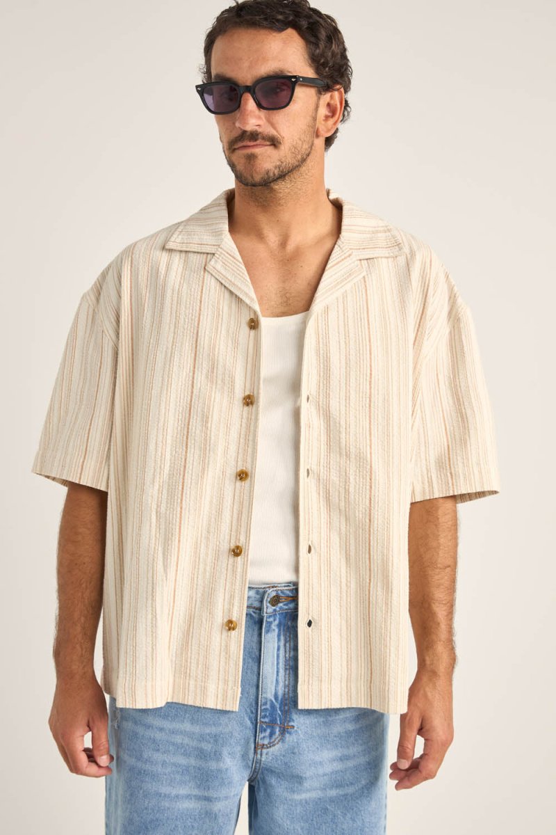 Benny Relaxed Stripe - Chemise Homme Rhythm | HawaiiSurf