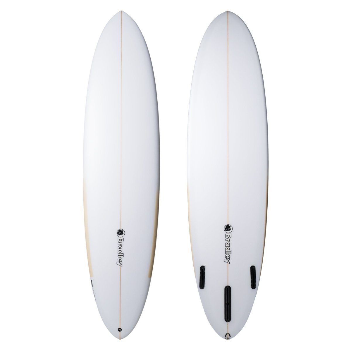 Bradley Nomad Fins Single + 2 FCS 2 x 3 - Mid Length Bradley | HawaiiSurf
